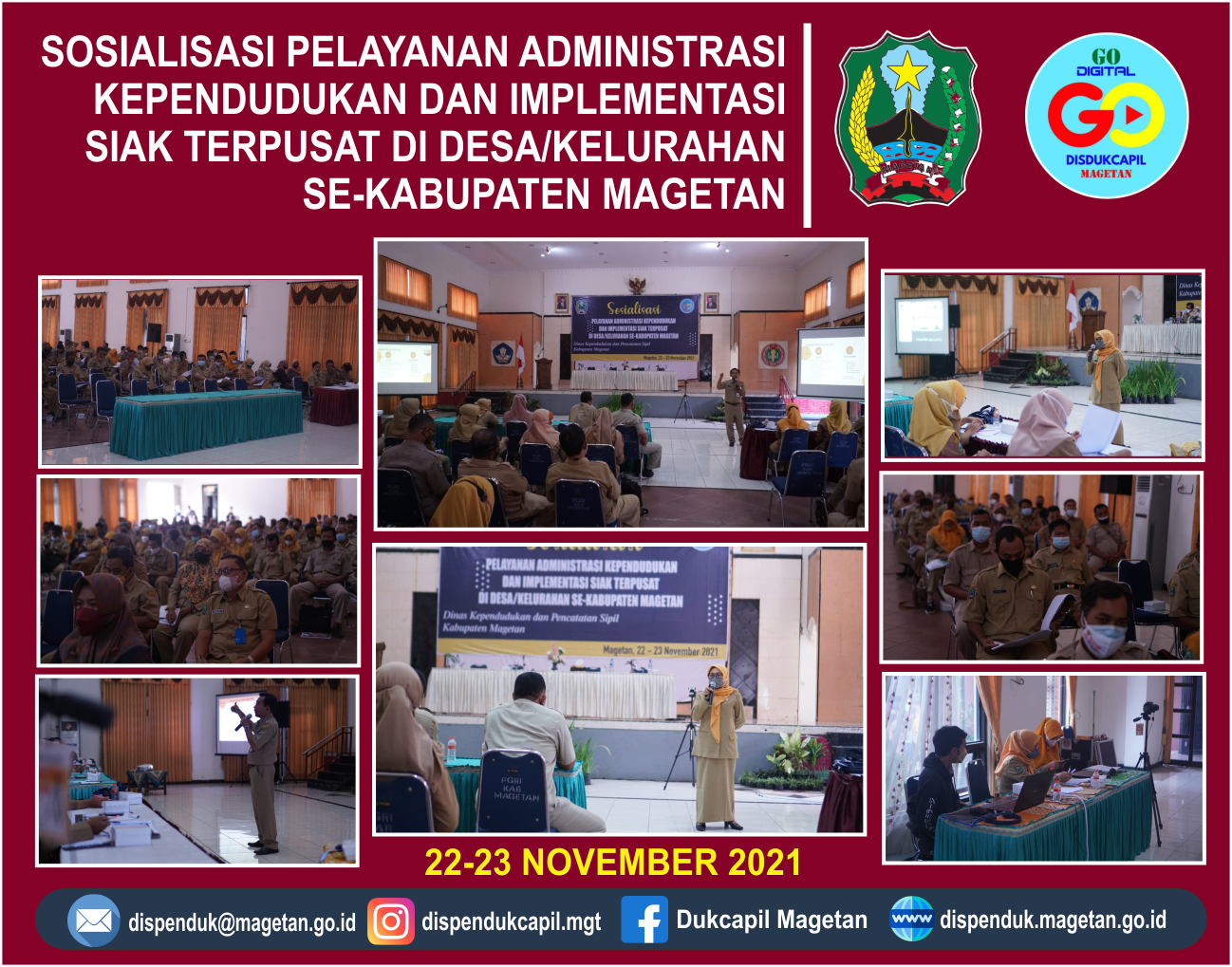 Sosialisasi Pelayanan Administrasi Kependudukan dan Implementasi SIAK ...
